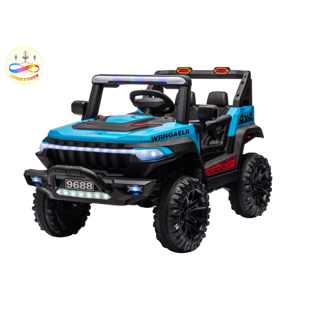 lukkytoys รถไฟฟ้าแบตเตอรี่เด็กทรงจิ๊บโฉมใหม่ขับเคลื่อน4ล้อรุ่น4056 ...