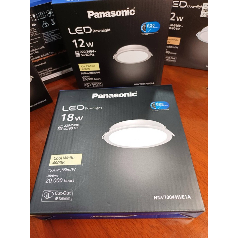 Panasonic® LED Downlightโคมดาวน์ไลท์ฝังฝ้าขนาด6w,9w,12w,15w,18w,24w.แสงเดย์,แสงวอร์ม,แสงคูลไวท์ ...