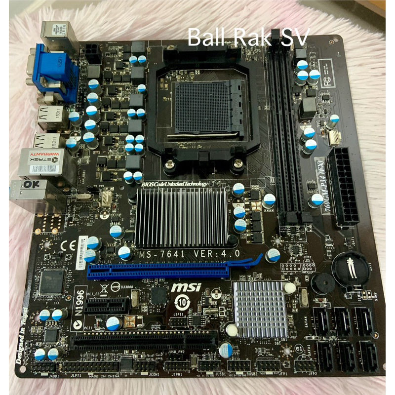 เมนบอร์ด MSI MS-7641 VER : 4.0 | Shopee Thailand