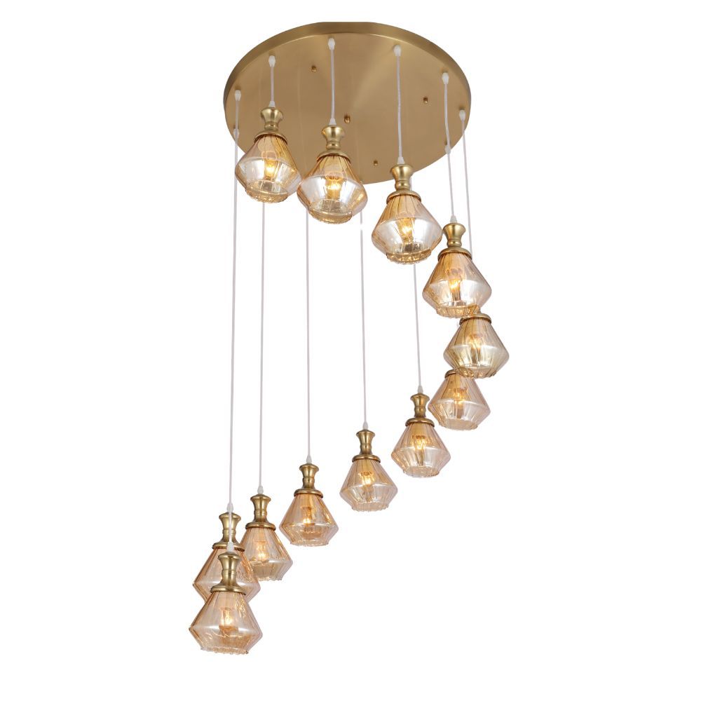 neolight-โคมไฟโถงต่างระดับ ทรงเพชร รุ่น 2029-12พร้อมหลอดไฟled | Shopee ...