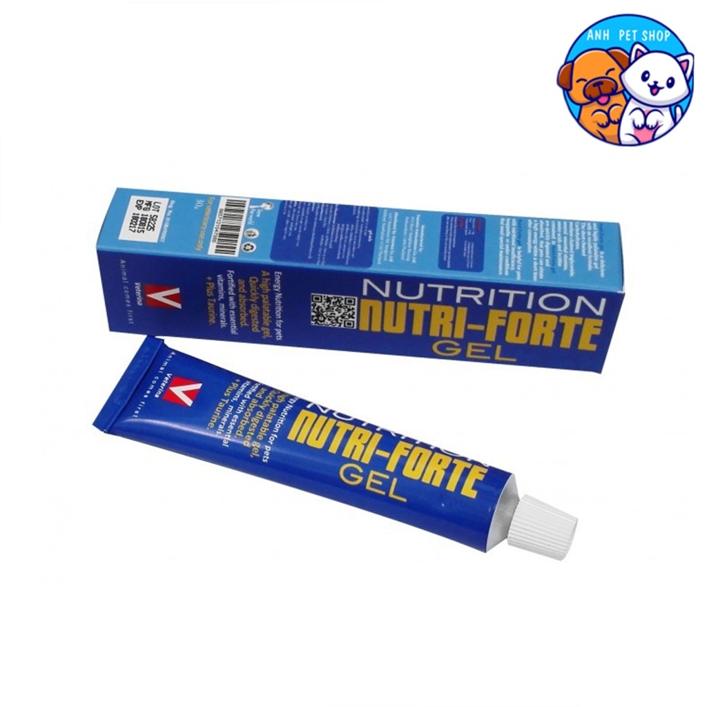 เจลวิตามินเสริม พลังงาน Nutri forte Gel นิวตริฟอท เจลสัตว์ป่วย สำหรับ ...