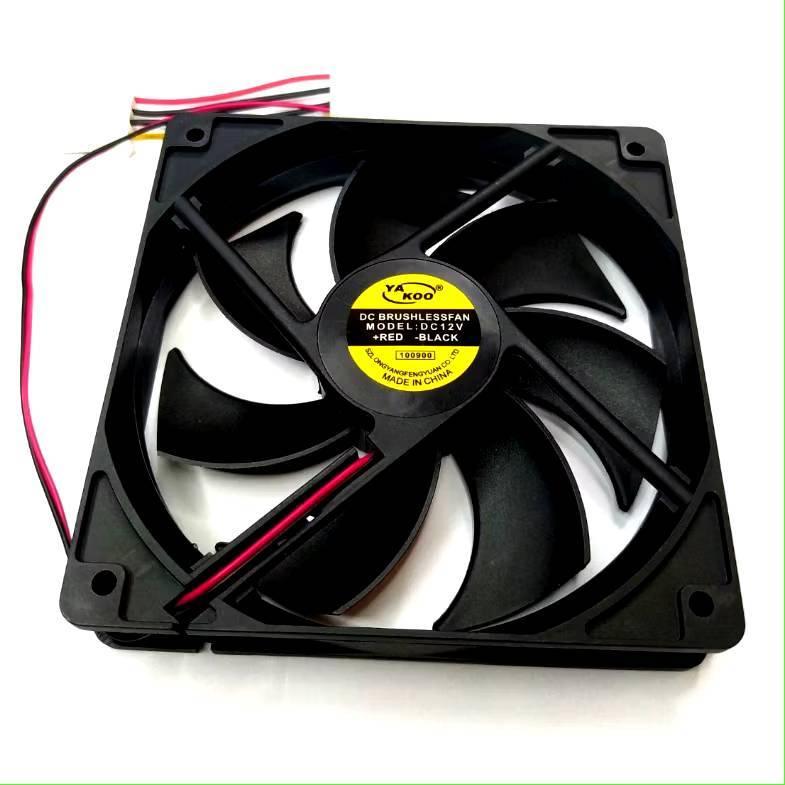 ส่งไว ประกัน1ปีเต็ม! Computer Case Cooler 12V 12CM 120MM PC CPU Cooling ...