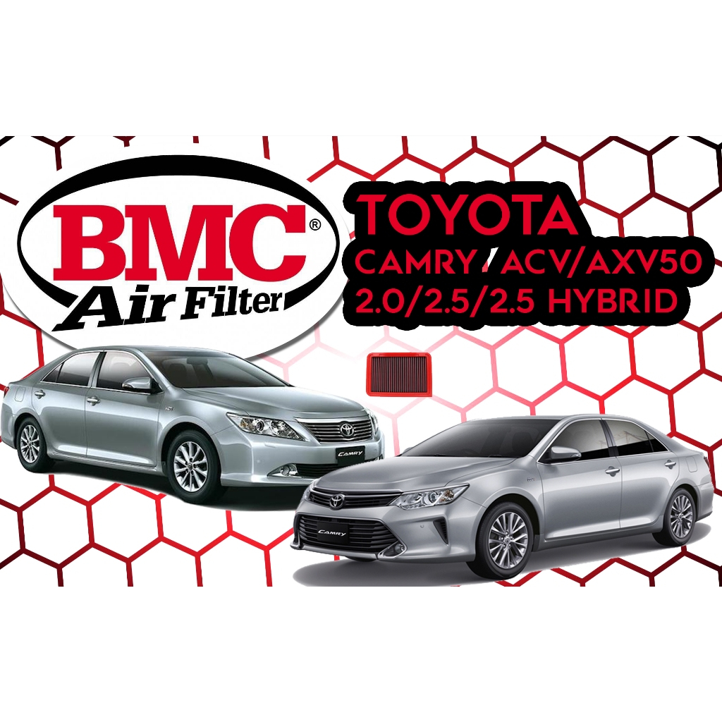 กรองอากาศ BMC Toyota Camry ACV50 2.0 2.5, AXV50 AHV50 2.5 Hybrid (Made ...