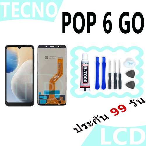หน้าจอ LCD Display จอ + ทัช Tecno POP 6 GO อะไหล่มือถือ จอพร้อมทัชสกรีน ...