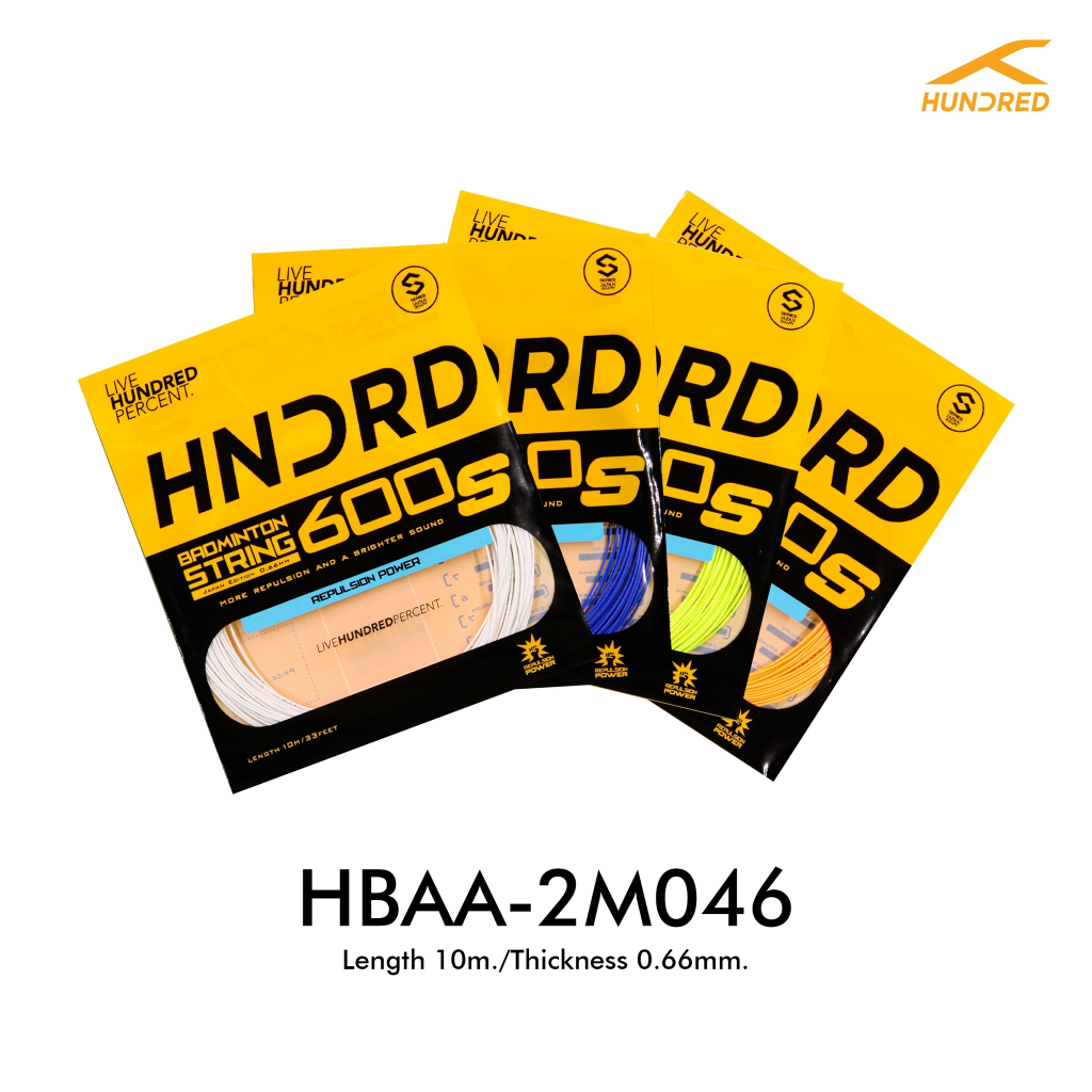 เอ็นแบดมินตัน HUNDRED Badminton String 600s | Shopee Thailand
