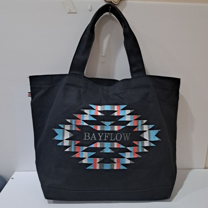 bayflow 100%กระเป๋าถือแคนวาสรวมแบบสถาพพร้อมใช้งาน | Shopee Thailand