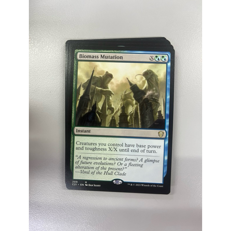 การ์ด MTG Biomass Mutation Multi Magic the Gathering EDH รุ่น C21 สภาพ ...