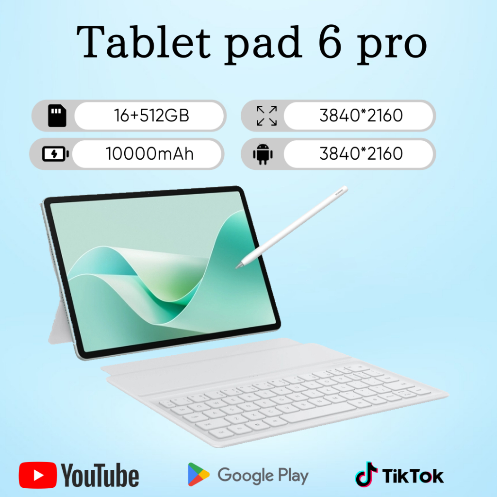Xioami Tablet pad 6 Pro แท็บเล็ต 16+1024GB 10.1-inch tabl pc SIM card ...