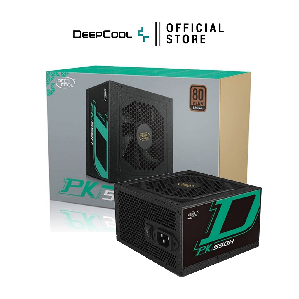 DEEPCOOL - POWER SUPPLY 550W PK550H (80+Bronze) | Shopee Thailand
