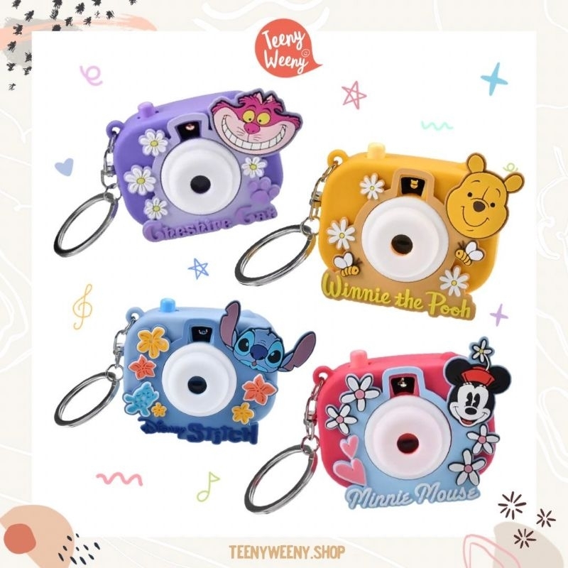 พวงกุญแจห้อยกระเป๋าดิสนีย์ รุ่นกล้องฉายรูป Disney Camera Keychain ...
