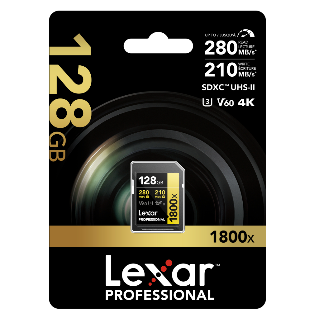 Lexar 128GB SDXC Professional 1800x (280MB/s) | Shopee Thailand