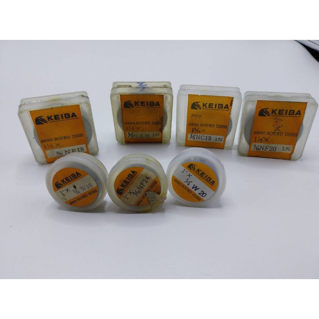 Keiba ลูกต๊าปกลม ลูกดายต๊าปมือ KEIBA SKS 2 ขนาดหุน (ระบบนิ้ว) เกลียว BSW/NF/NS ใช้สำหรับทำเกลียว ...