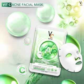 รัชชา วิตซี แอคเน่ เฟเชียล มาส์ก (แบบซอง) Ratcha VitC VC Acne Facial ...