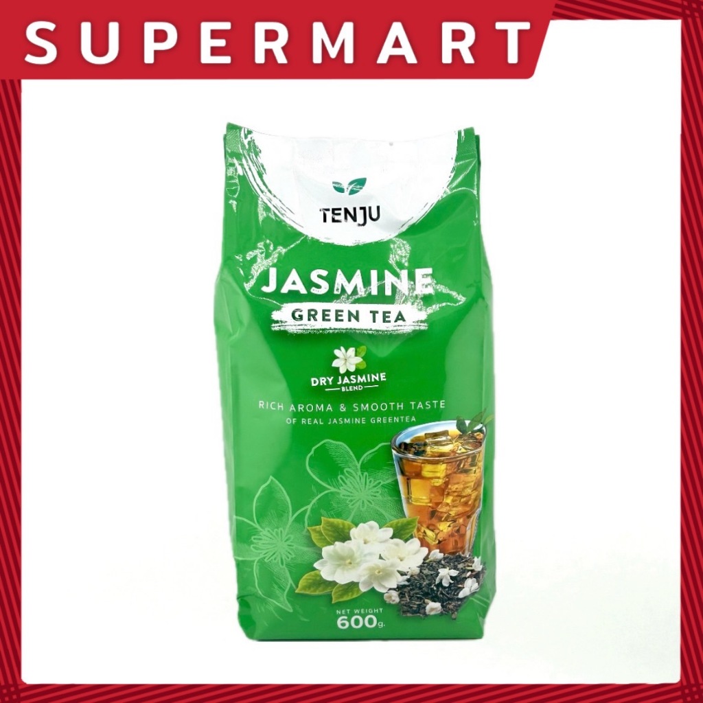 SUPERMART TENJU Jasmine Green tea Loose tea 600 g. #1108539 | Shopee ...