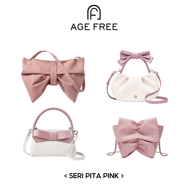 AGE FREE กระเป๋าซีรีย์โบว์ Shoulder Bags | Shopee Thailand