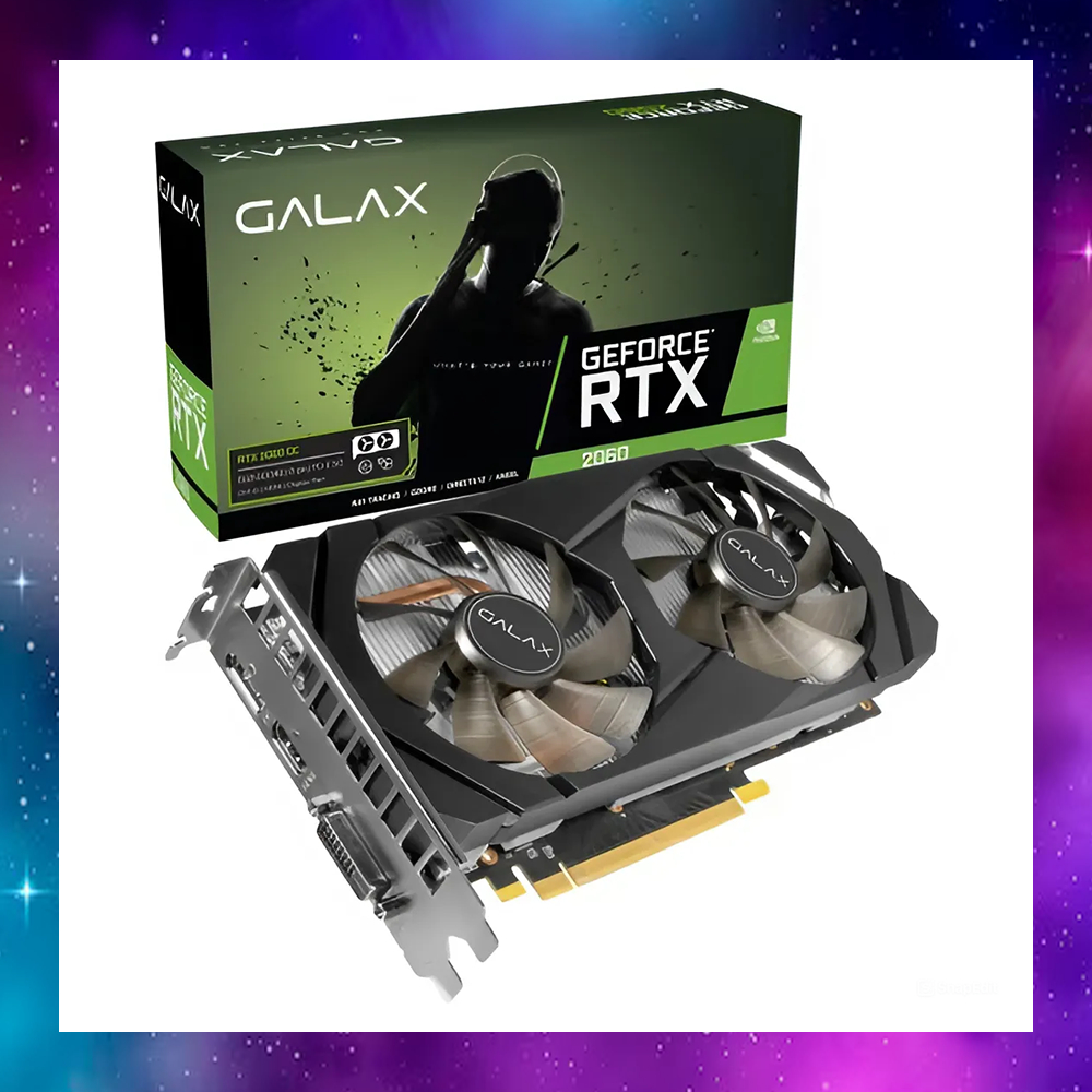 VGA (การ์ดแสดงผล) GALAX GEFORCE RTX2060 2060 (1-CLICK OC) - 6GB GDDR6 ...