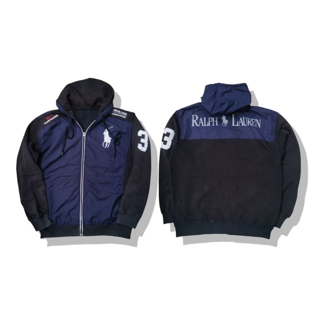 Ralph Lauren RL1 Racing Hooded Jacket รอบอก 48” | Shopee Thailand
