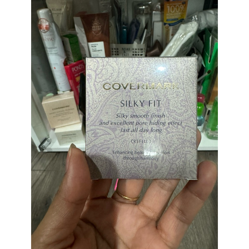 รีฟิล! แป้งผสมรองพื้น Covermark Silky Fit Refill ขนาด 6.5 กรัมเบอร์ ...