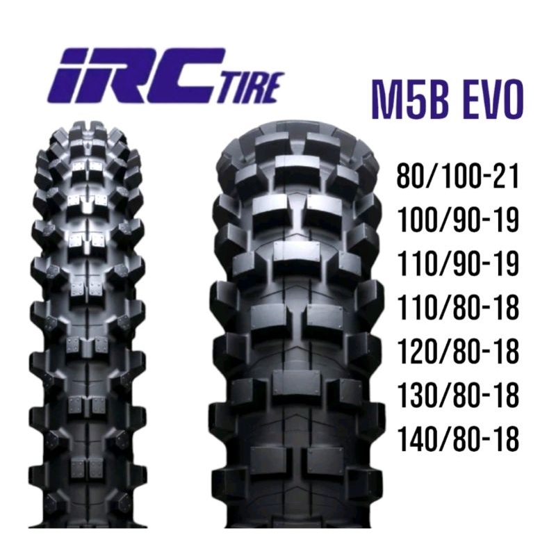 ยางวิบาก IRC M5B EVO ขอบ 21/18 (ยางใหม่ปี 24) | Shopee Thailand