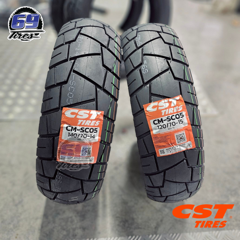 [CST] ยางกึ่งวิบาก CST CM-SC05 สำหรับ Honda new Forza300/350, ADV350 และ Yamaha Xmax300 | Shopee ...
