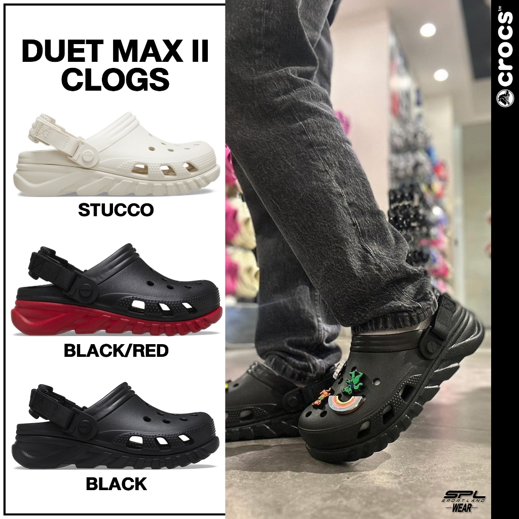 Crocs Collection รองเท้าแตะ CR UX Duet Max II Clog 208776-160 / 208776 ...