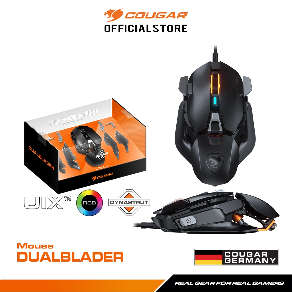 COUGAR DUALBLADER : Gaming Mouse เมาส์เกมมิ่ง รับประกัน 2 ปี | Shopee ...
