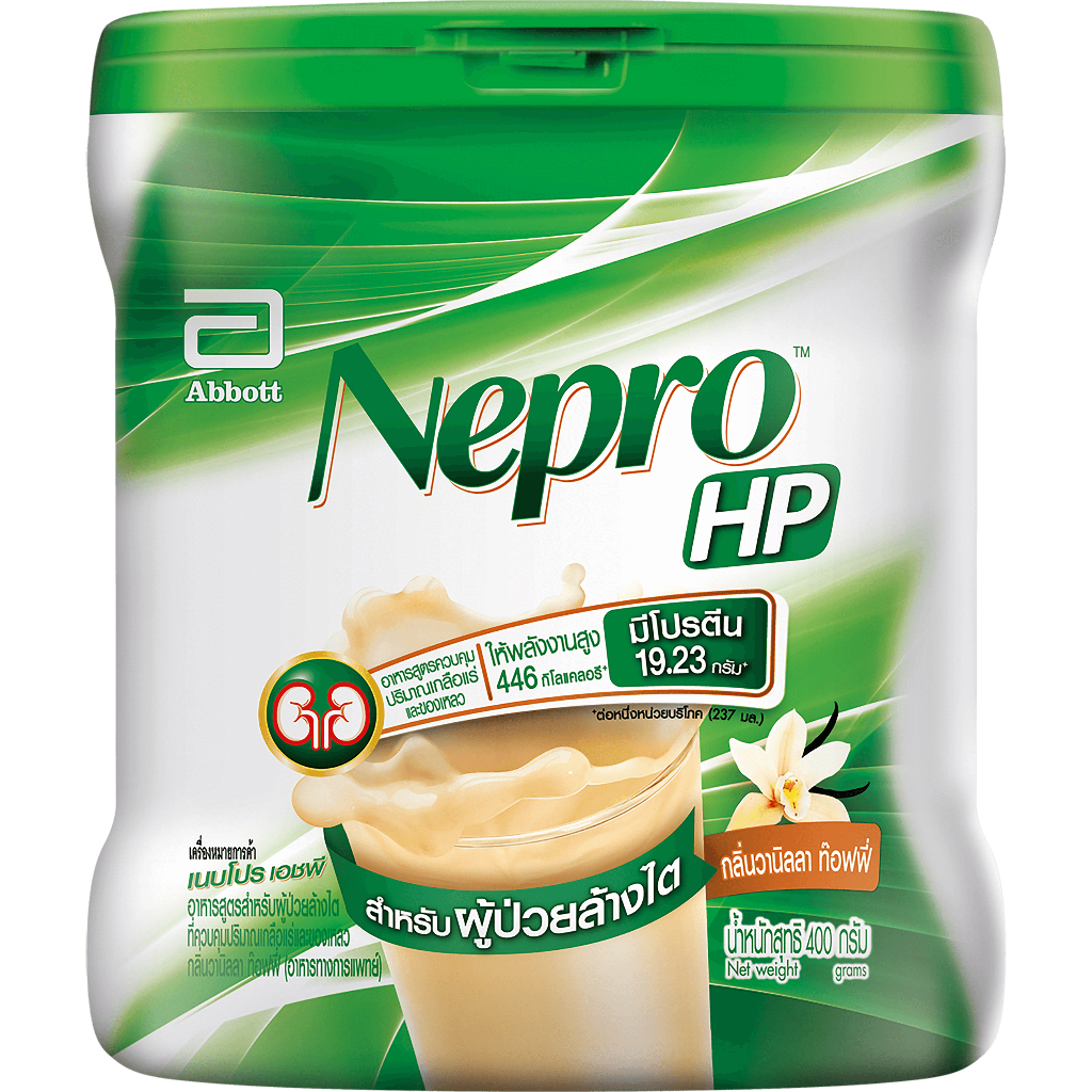 NEPRO HP 400 G เนบโปรเอชพี ชนิดผง กลิ่นวานิลลา ขนาด 400 กรัม (สำหรับ ...