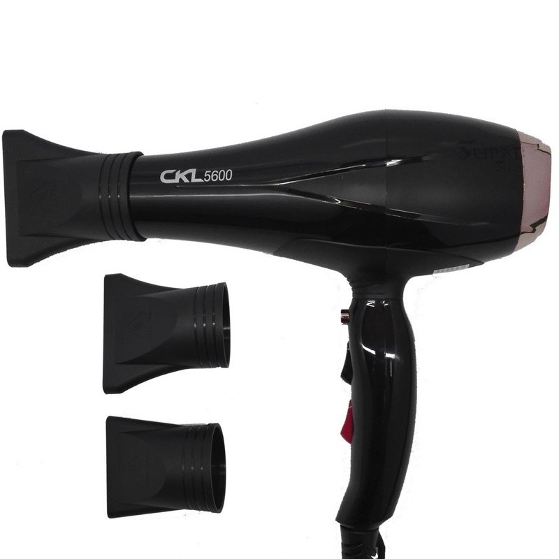 ไดร์เป่าผม 2200W CKL-5600 ใช้กับไฟมาตฐาน 220 โวลต์ ปรับแรงลมได้ 2 ระดับ ลมเบา และลมแรง ปรับความ ...