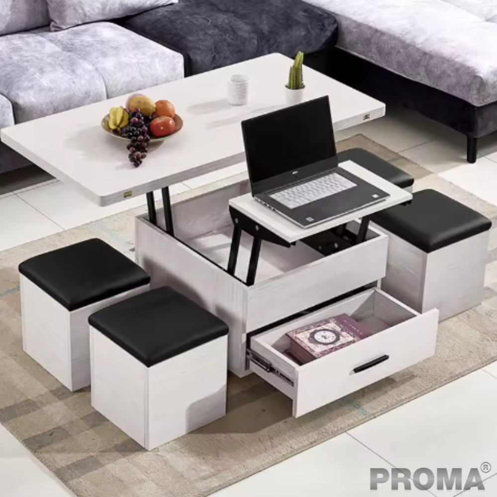 Proma [พรีออเดอร์ 30-45 วัน] โต๊ะกลางมัลติฟังก์ชัน 3in1 รุ่น CTB-111 *โปรดอ่านรายละเอียดการจัด ...
