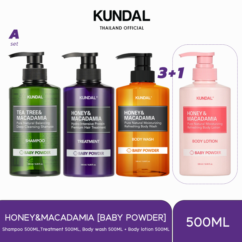 KUNDAL] SET 3แถม1 ช้อปคุ้มกว่า / พิเศษเฉพาะกลิ่นขายดี เบบี้พาวเดอร์ ...