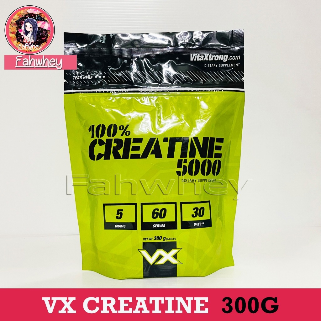 🔥VX VitaXtrong 100% CREATINE 5000 ขนาด 300 กรัม🔥(exp.03/28) | Shopee Thailand