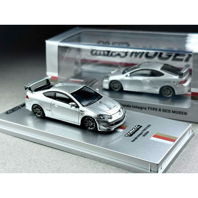 🔹Honda Integra TYPE R DC5 MUGEN Silver Scale 1:64 ยี่ห้อ Tarmac Works ...