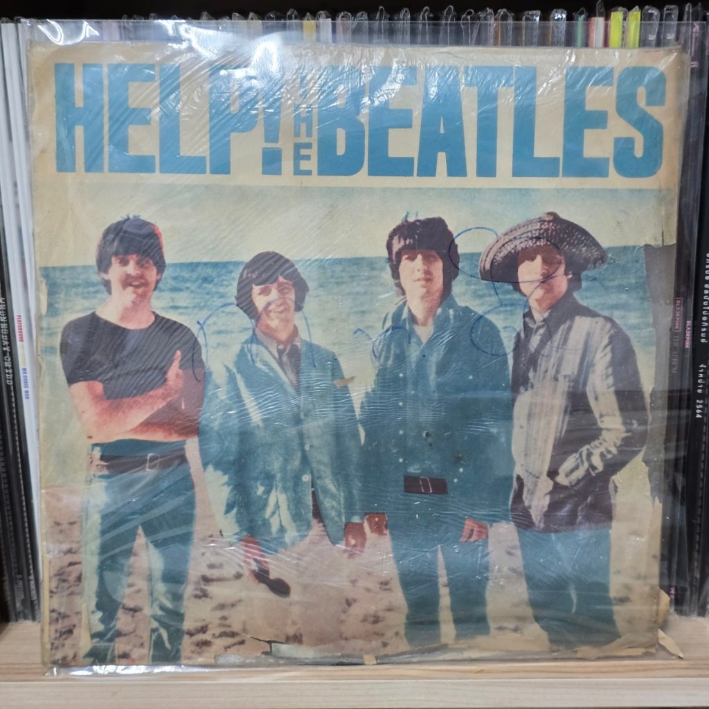 [ร้านค้าจัดส่งไว] แผ่นเสียงปั๊มเก่า ปกเดิม Beatles : Help Taiwan ...
