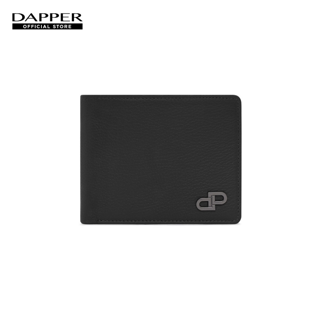 DAPPER กระเป๋าสตางค์ DP Iconic Leather Billfold Wallet สีดำ (BWM/BK/1136SF1) | Shopee Thailand