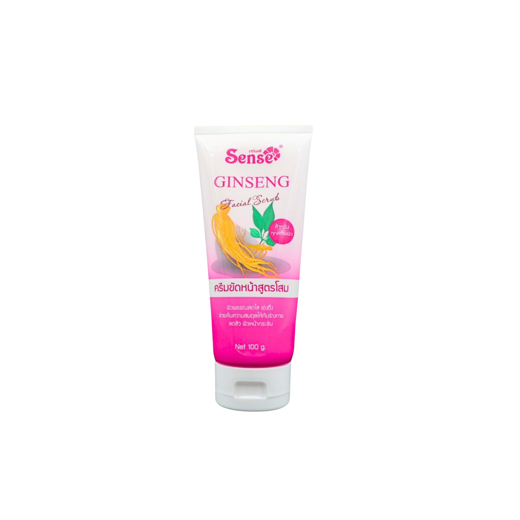 Sense Ginseng Facial Herbal Scrub Cream 100g (2229) เซนต์ จินเซง เฟเซี ...