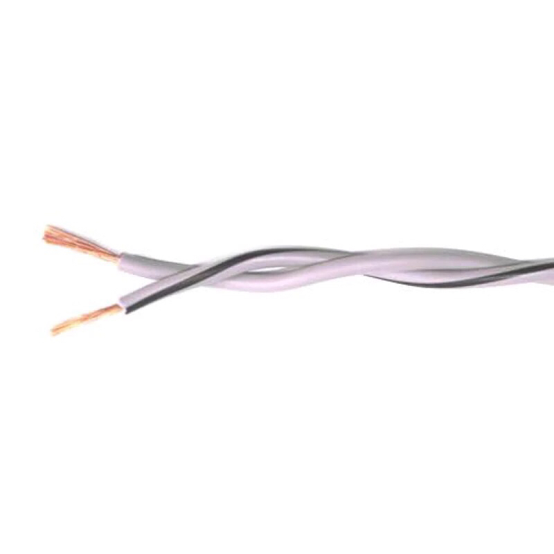สายไฟอ่อน ชนิด VFF speaker wire : ขนาด 2x1 , 2x1.5 , 2x2.5 sq.mm ⚡️ยาว 30เมตร สายไฟคู่แบน ...