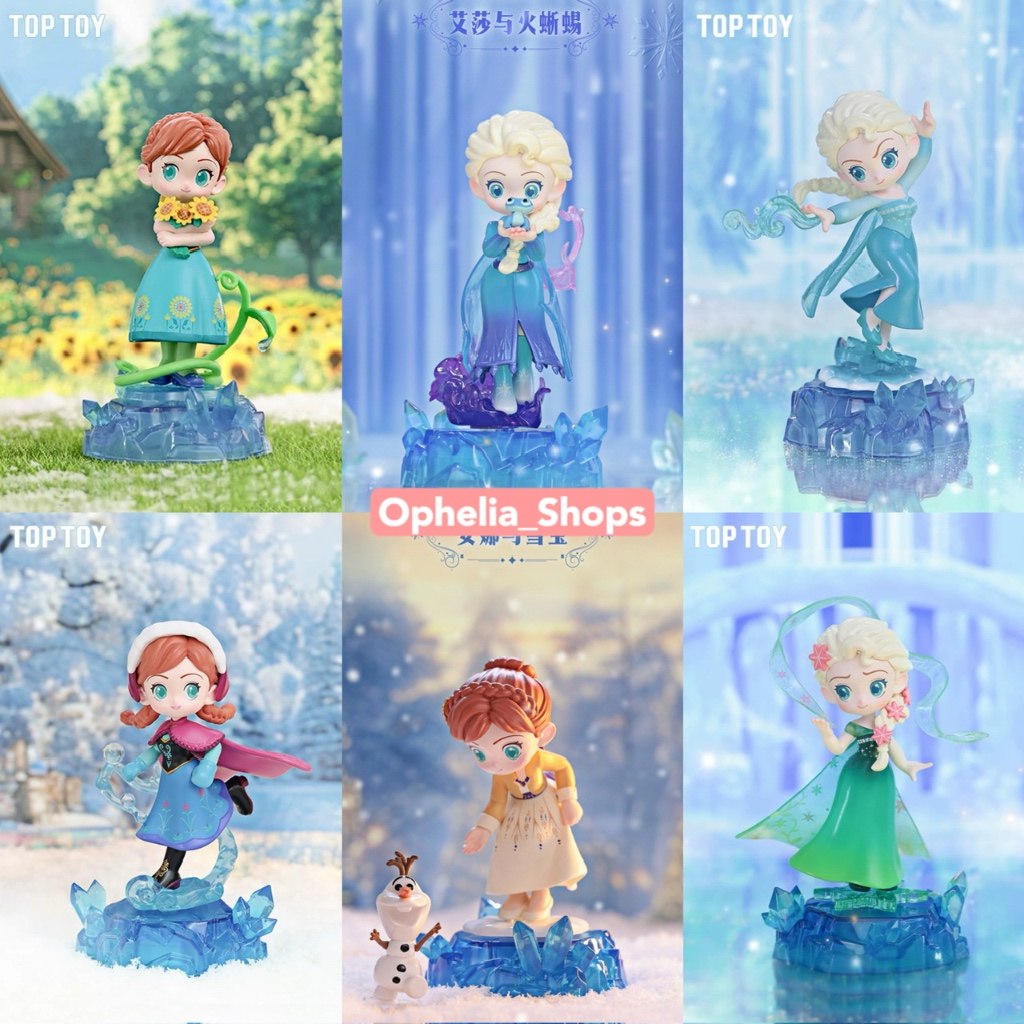 [แบบแยก] TOPTOY Disney Frozen Magic series ลิขสิทธิ์แท้ ️ ของสะสม Elsa ...