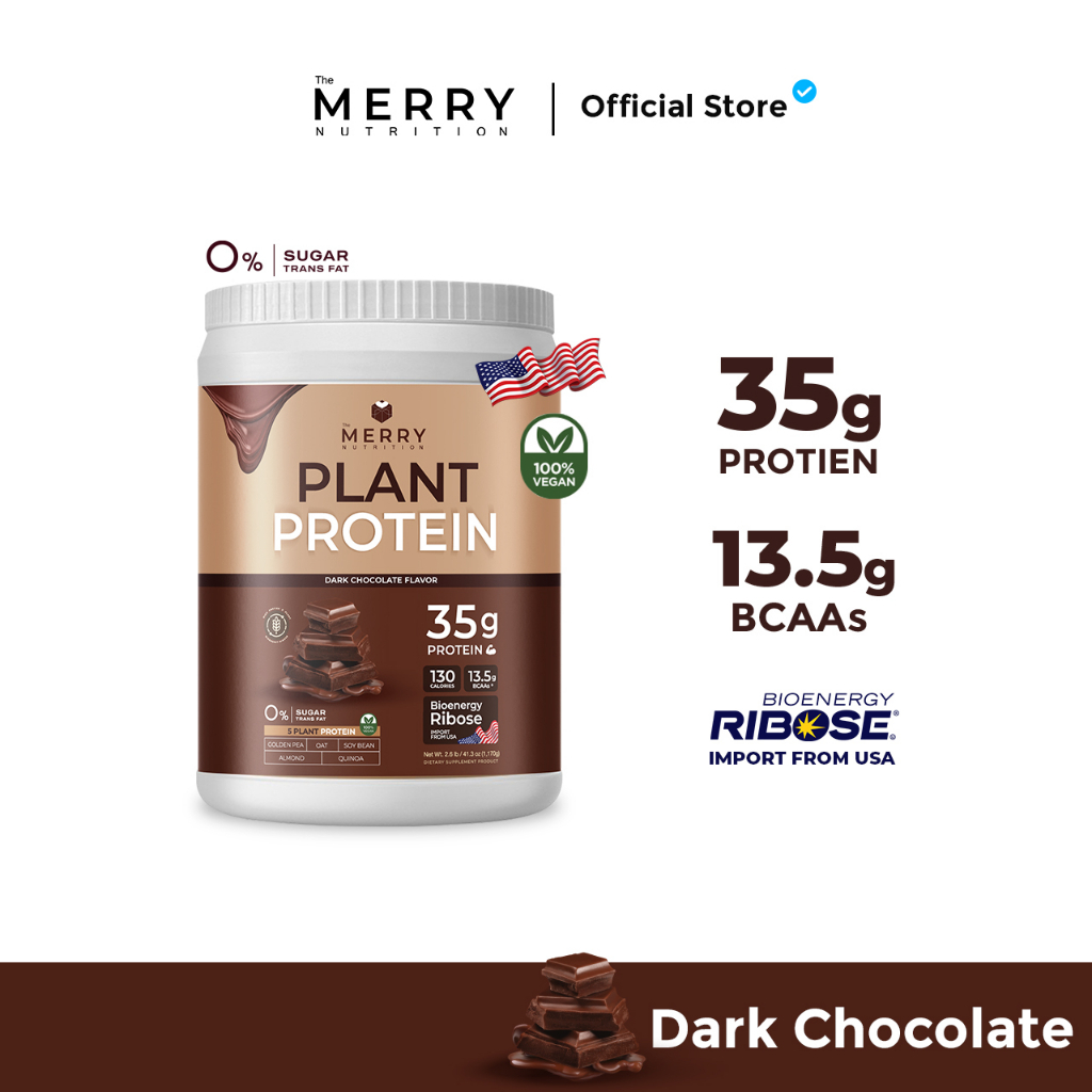 Merry Plant Protein โปรตีนพืช 5 ชนิด | Shopee Thailand
