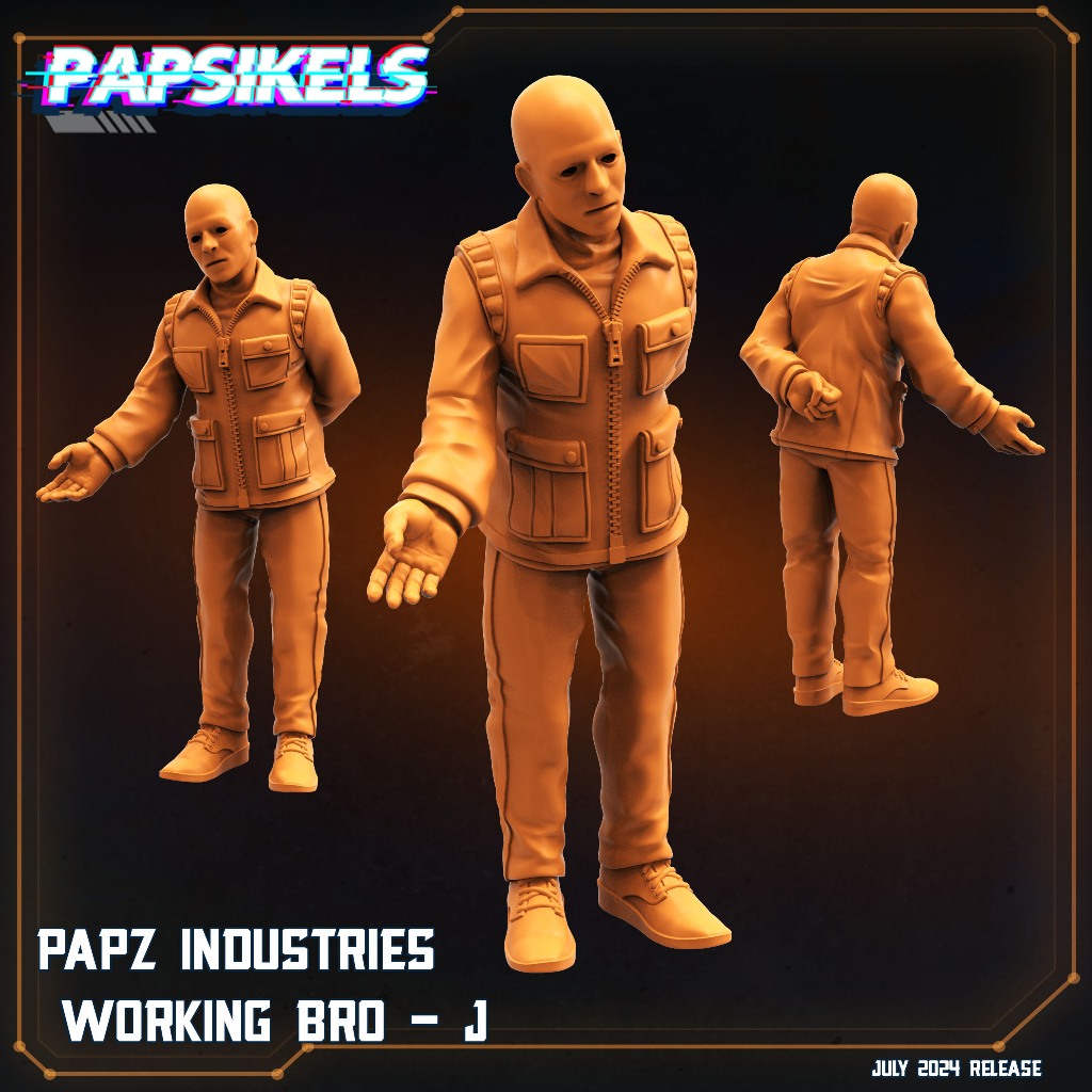 Working Bro [J] - Vs Humans - Humanoid Human Construct Synth / 32mm ...