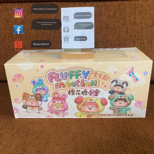พร้อมส่งในไทย เก็บโค้ด30%มาใช้ได้ค่ะ fluffy meatball ยกbox ในซีลbox ...