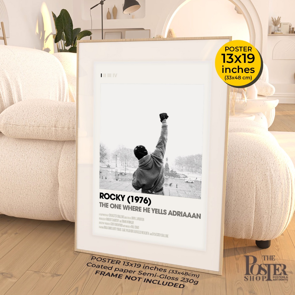 Rocky Balboa Posters - Rocky Film Sylvester Stallone ภาพขนาด 13x19 นิ้ว ...