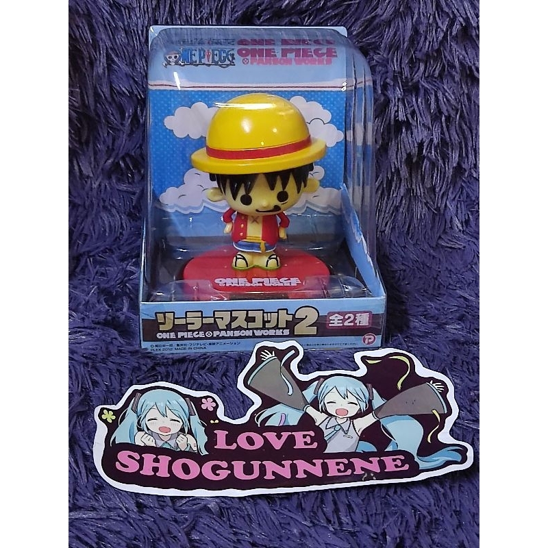 หายาก น่ารักมาก ⭐ One Piece Panson Works Solar Shaking Head Luffy ...