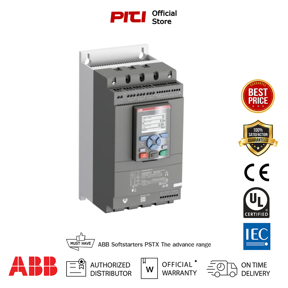 ABB Softstarter PSTX85-600-70 (85A 45kW) ซอฟสตาร์ทเตอร์ ใช้ควบคุมมอเตอร์ PSTX The advance range ...