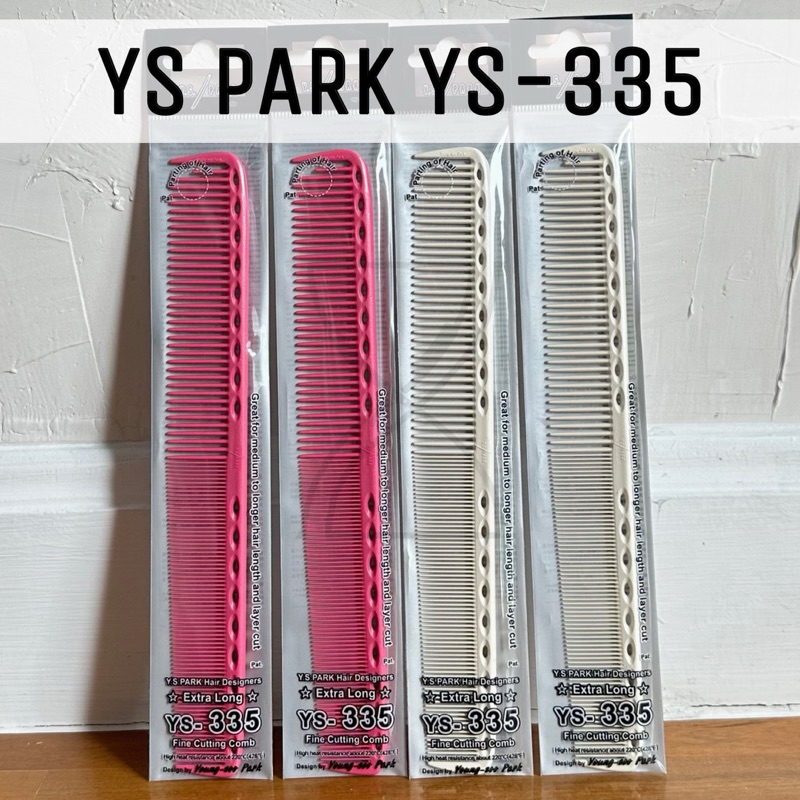 YS Park YS-335 Long Fine Tooth Cutting Comb (215 mm) หวีตัดผมพื้นฐาน ...