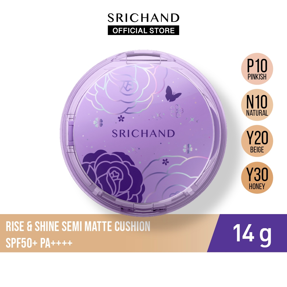 [ใหม่] SRICHANDศรีจันทร์ ไรซ์ แอนด์ ไชน์ เซมิ แมตต์ คุชชั่น เอสพีเอฟ 50+ พีเอ++++ Rise & Shine ...