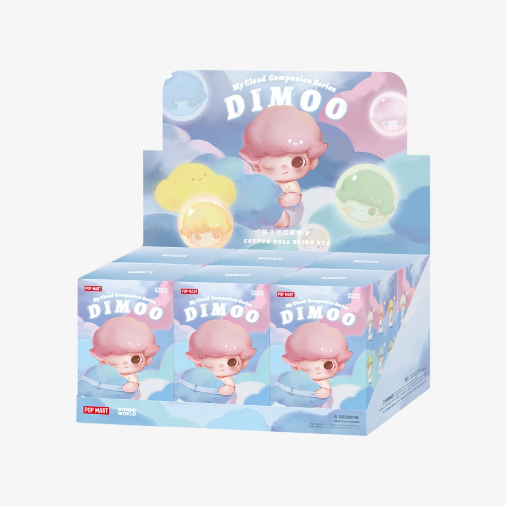 [ยกบ็อก ทั้งชุด] Popmart DIMOO My Cloud Companion Series-Cotton Doll ...