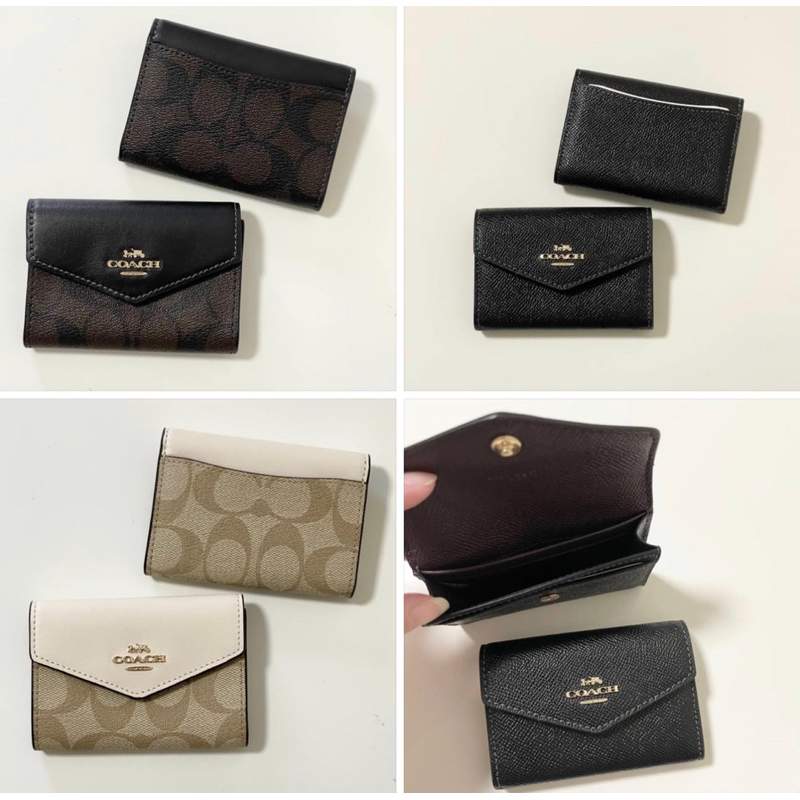 ใส่บัตร FLAP CARD CASE IN SIGNATURE CANVAS CH487 CH202 | Shopee Thailand