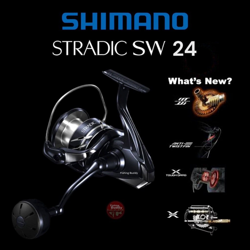รอกสปิน SHIMANO STRADIC SW 4000HG 2024 ของแท้100% | Shopee Thailand