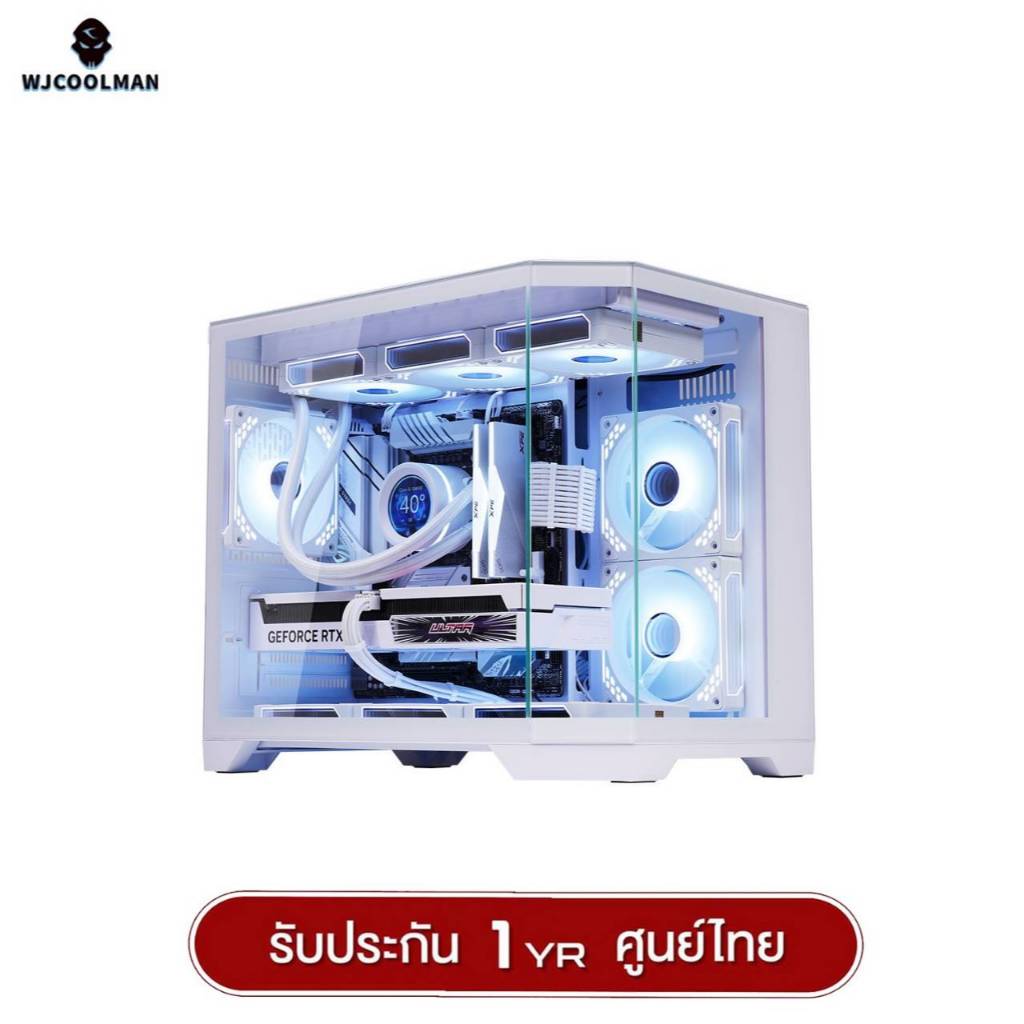 WJCOOLMAN Dreamer Panorama Tempered Glass M-ATX GAMING CASE | Shopee ...