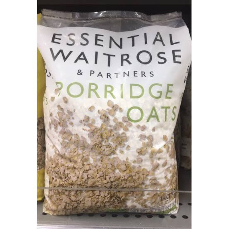 แท้ 🇬🇧waitrose essential instant porridge oats 1โล โจ๊กข้าวโอ๊ตกึ่ง ...